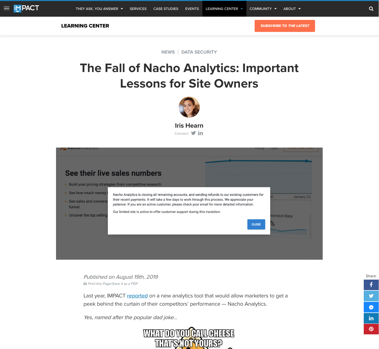27 Best Business Blog Post Examples | IMPACT